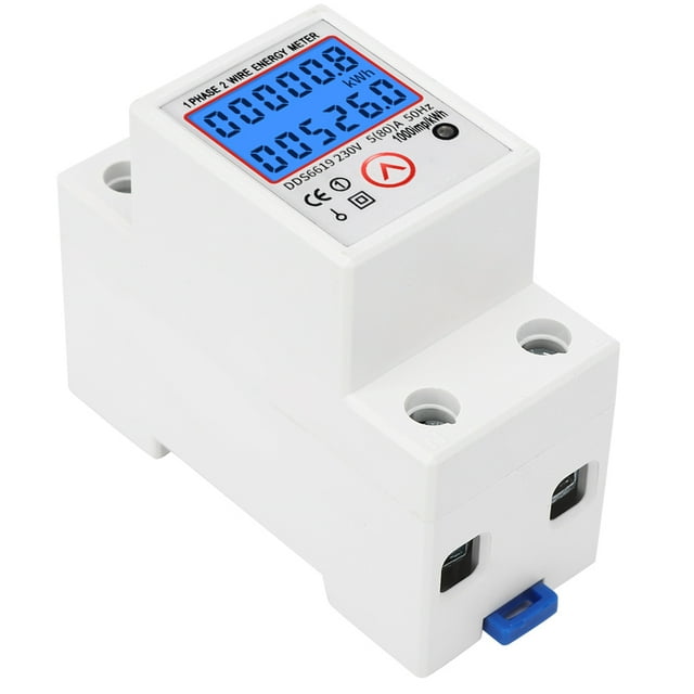 Single Phase Energy Meter,Multifunctional Electric Meter Resettable ...