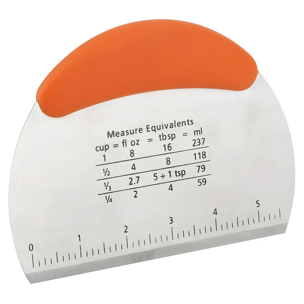 Stainless Steel Pastry Scraper Chopper Flour Pastry Cutter Pastry Scale ...