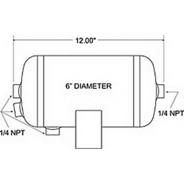 Firestone Fir9248 Air Tank 5 Gall 7 Port - Walmart.com