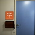 ADA CENTRAL SIGNS - 6" X6" Exam Room 5 Sign - ADA Compliant Tactile ...