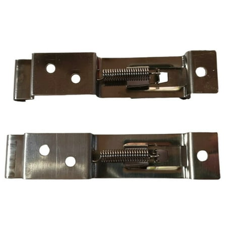 Rectangular Car License Plate Spring Loaded Stainless Steel Bracket ...