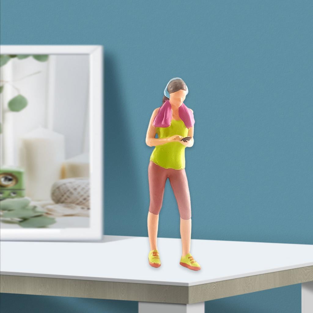 1:64 Scale Figurines Model Delicate Hand Character Woman Model People Figures Scene for ...