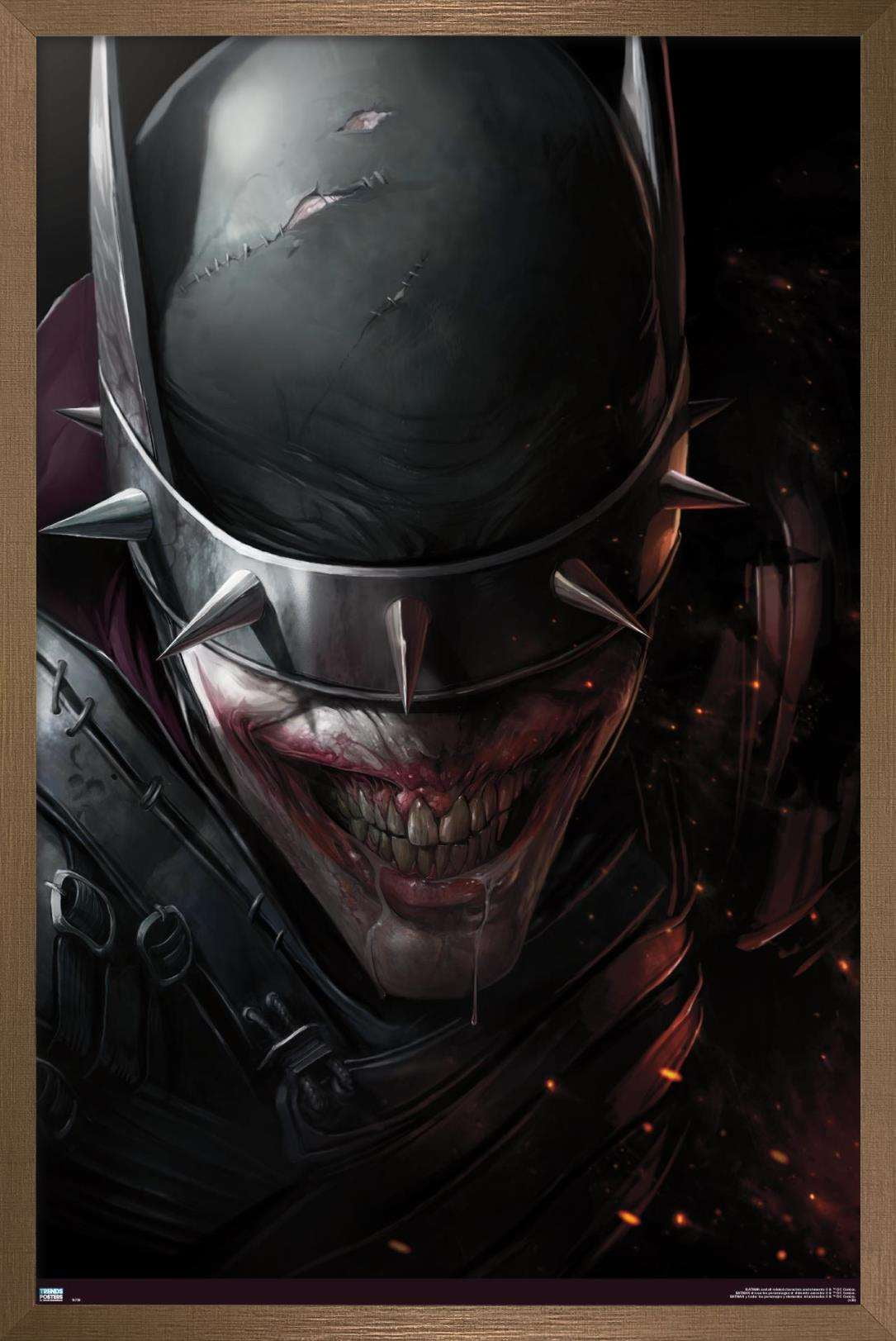 DC Comics The Batman Who Laughs - Face Wall Poster, 14.725" x 22.375 ...