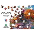 Ceaco 500 Piece Autumn's Spectrum Jigsaw Puzzle with Bonus Poster ...