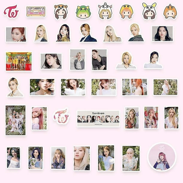 Twice Sticker 82pcs Cartoon Sticker Pack Eyes Wide Open New Album ...