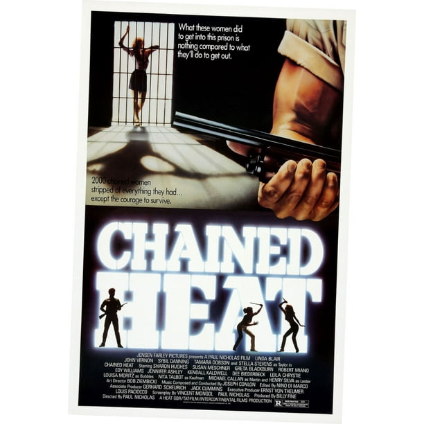 Chained Heat Movie poster Metal Sign 8inx 12in Print on Metal 8x12 ...