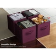 Sorbus Fabric Storage Bins 13" Foldable Cubes With Handles For Pantry ...