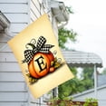 America Forever Fall Pumpkin Monogram Letter E House Flag, 28 x 40 inch ...