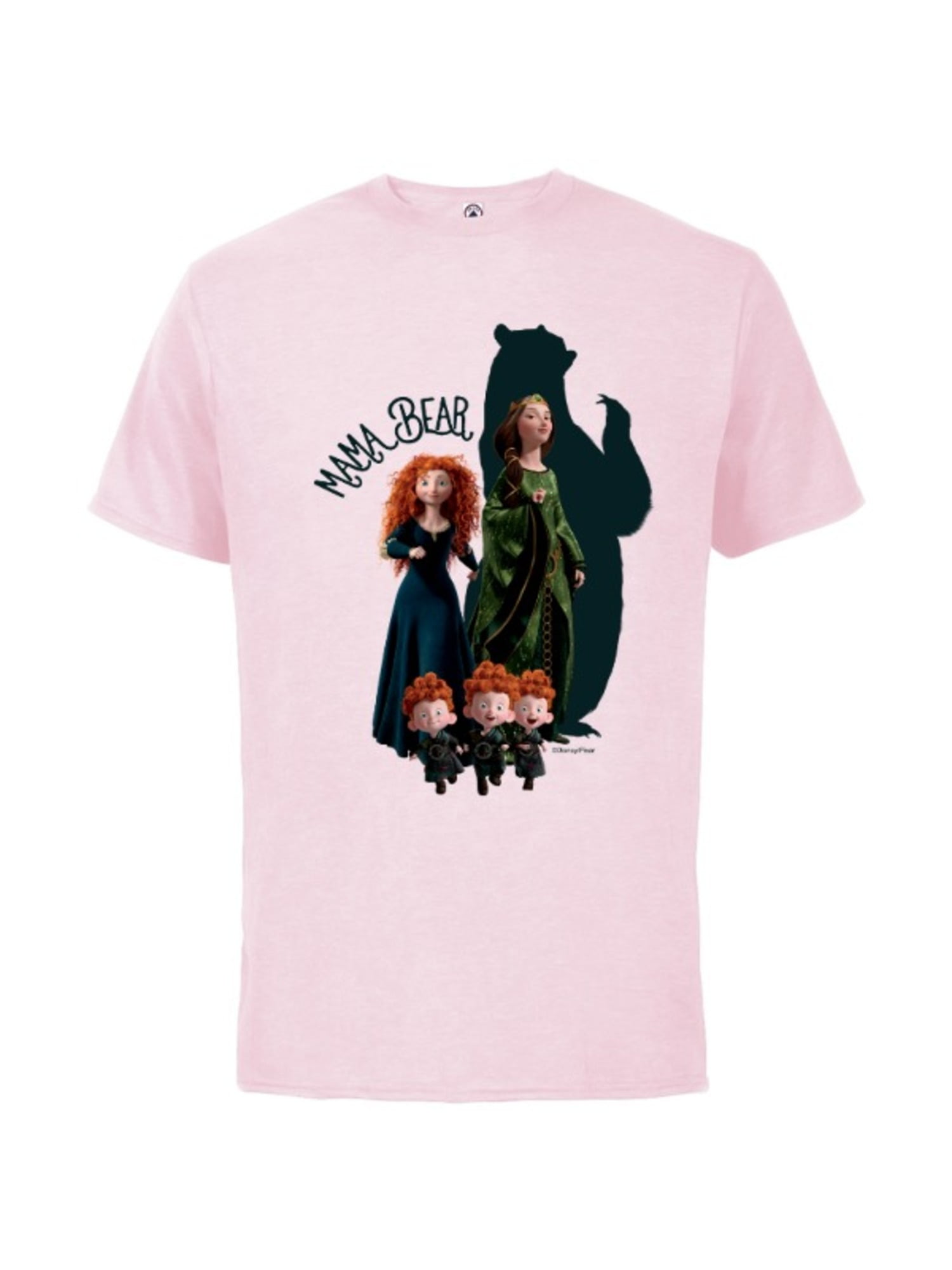 Disney and Pixar’s Brave Merida Mama Bear - Short Sleeve Cotton T-Shirt ...