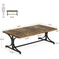 Tribesigns 62.4-Inch Executive Desk, Rectangle Office Computer Desk ...