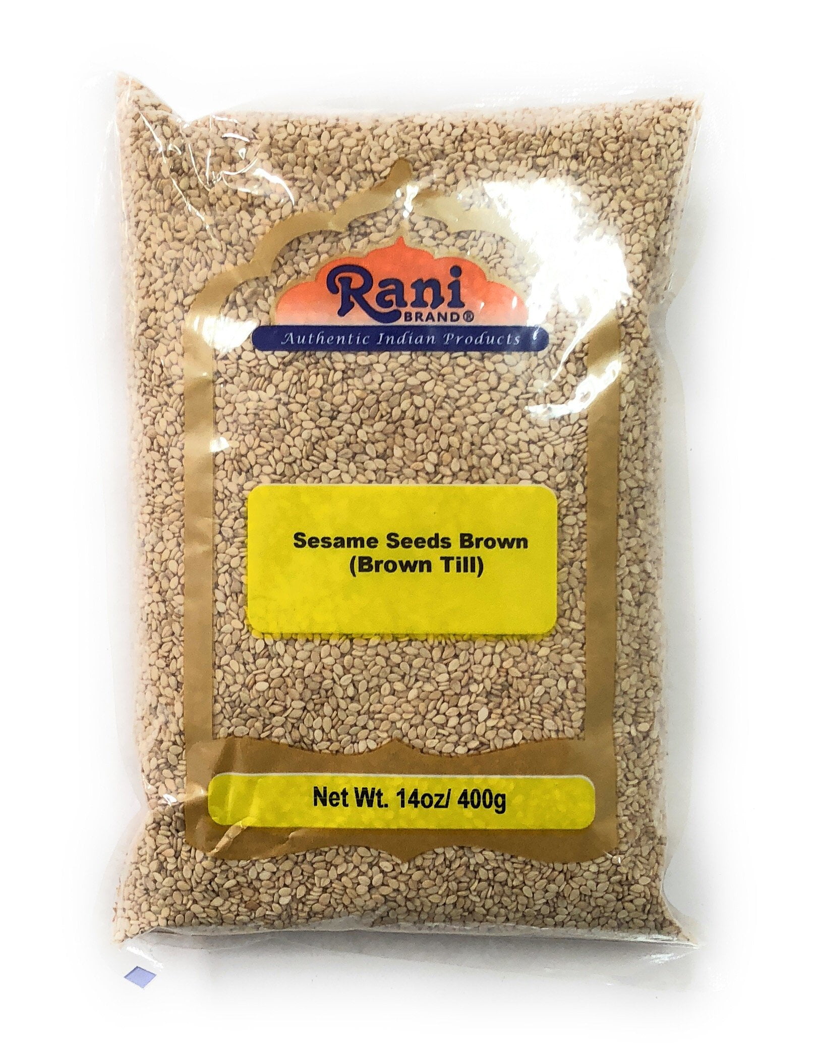 Rani Sesame Seeds Whole Brown, Raw (Till) 14oz (400gm) ~ All Natural ...