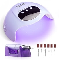 268W UV LED Nail Lamp, Gel Nail Light for Nail Polish UV Dryer with 4 ...