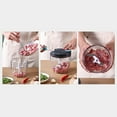 erfcxs Manual Food Processor Vegetable Chopper, Portable Hand Pull ...