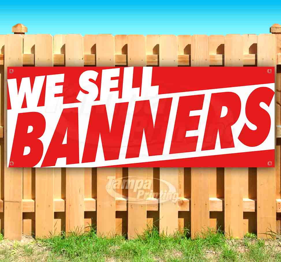 We Sell Banners 13 oz Vinyl Banner With Metal Grommets - Walmart.com