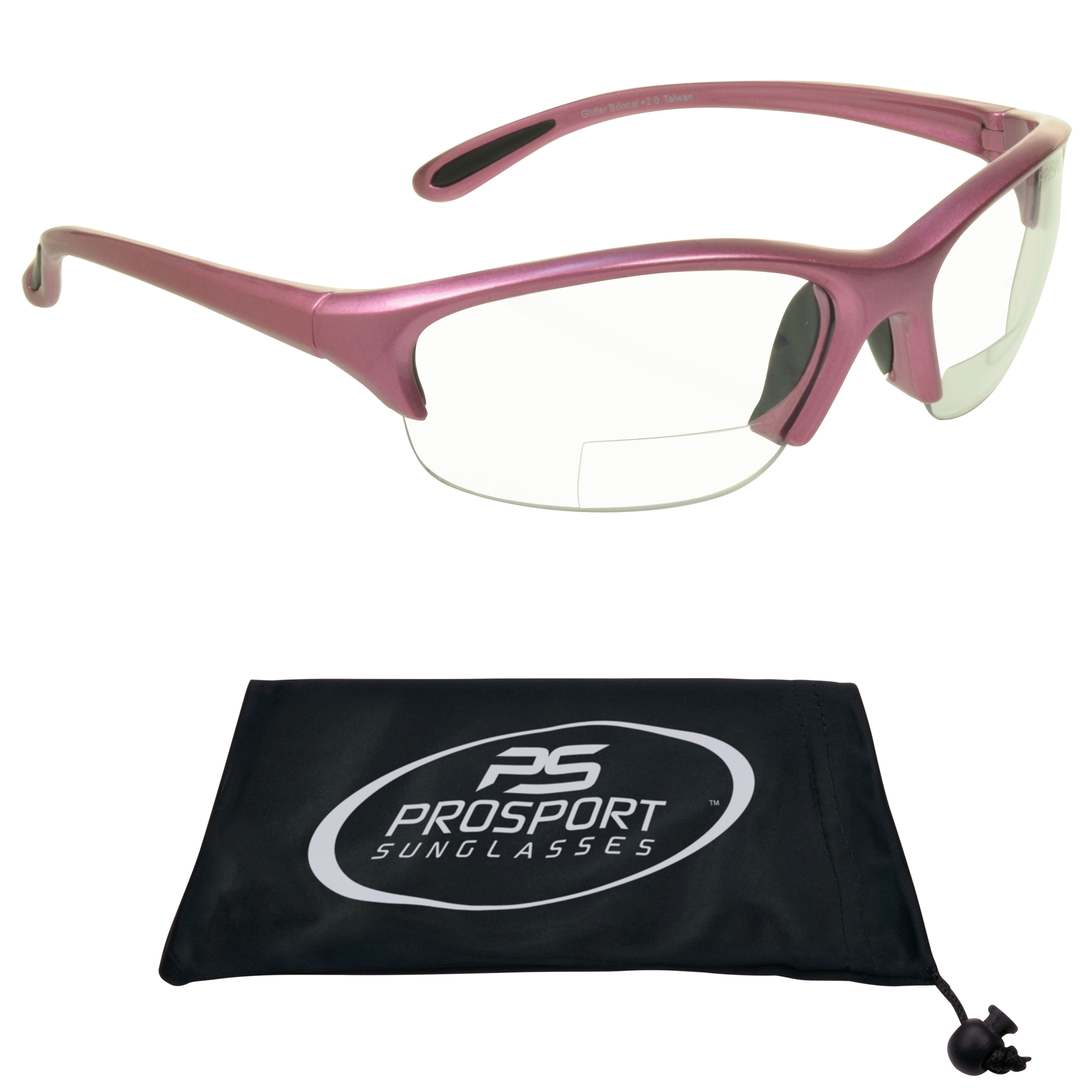 proSPORT BIFOCAL Safety Glasses Reader Pink Frame Women Clear - Walmart.com