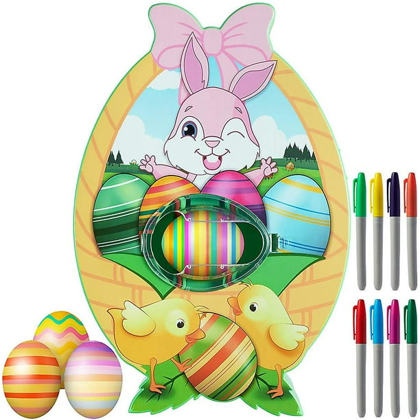 Bunny Easter Egg Electric Rotating Decorator Kit Egg Coloring Spinner ...