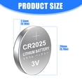 10/5-Count CR2025 Coin Batteries Leakproof Design Coin Stable Power 3V ...