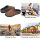 LORDFON Memory Foam Mens Slippers Slip-On House Slippers - Walmart.com