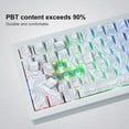 Altitude line snowstone Side Printed PBT keycaps(Topograph), Double ...