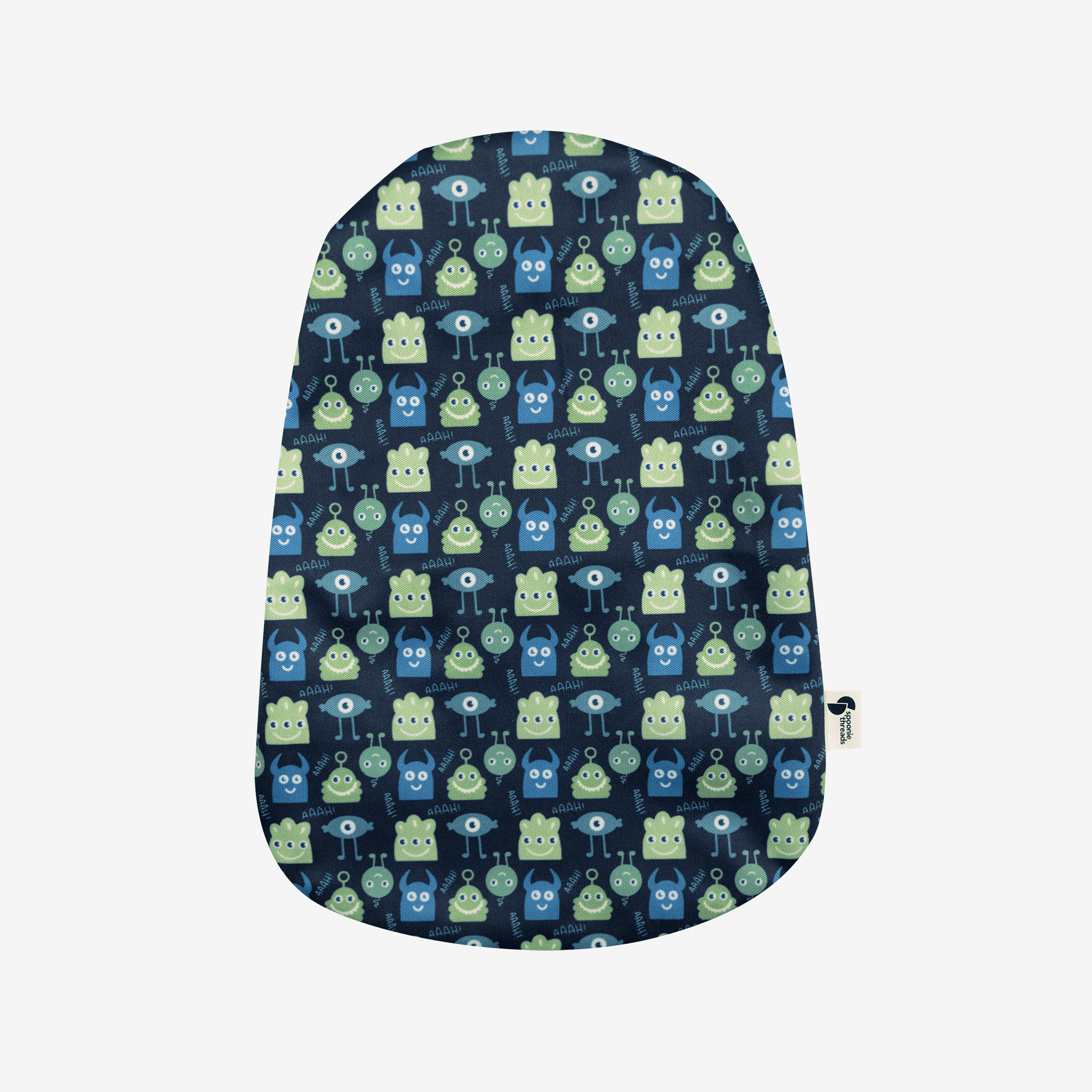 Monsters Elastic Ostomy Bag Cover 6x11" with Large Flange Opening by ...