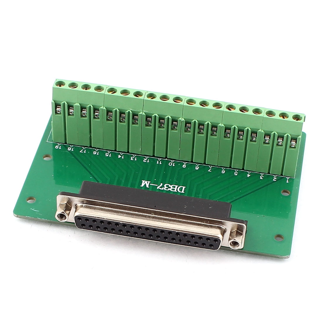 DB37 D-SUB Female Adapter to 37 Pin Terminal Dual Row Screw Breakout ...