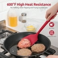 600°F Heat Resistant Silicone Turner: U-Taste 13.6in Solid Kitchen ...