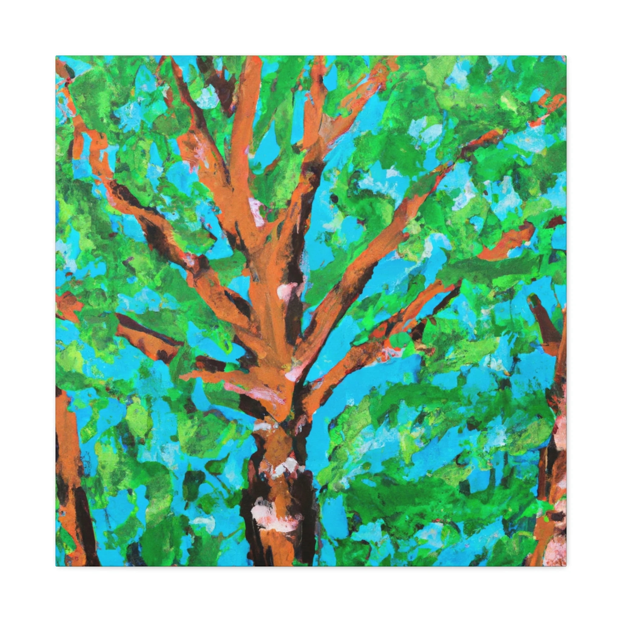 Beech Tree Expressionism - Canvas - Walmart.com