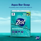 Zest Deodorant Bar Soap Hydrating Moisture for All Skin Types, Aqua, 4 ...