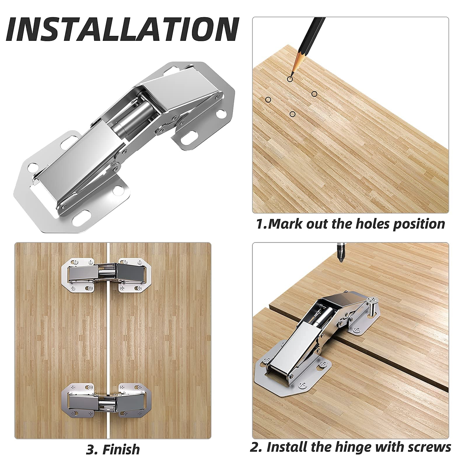 Surface Mount Hidden Cabinet Hinges | Cabinets Matttroy