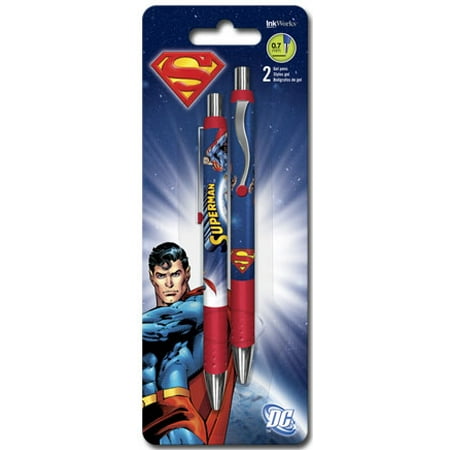Gel Pen - DC Comics - Superman - 2pk New Toys Gifts Stationery iw0015 ...
