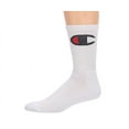 Champion Life Unisex Athletic Crew Socks with Big C Logo, 1-Pair, Size ...