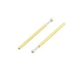 100Pcs P50-E2 0.68mm Dia 16.5mm Length Metal Spring Pressure Test Probe ...