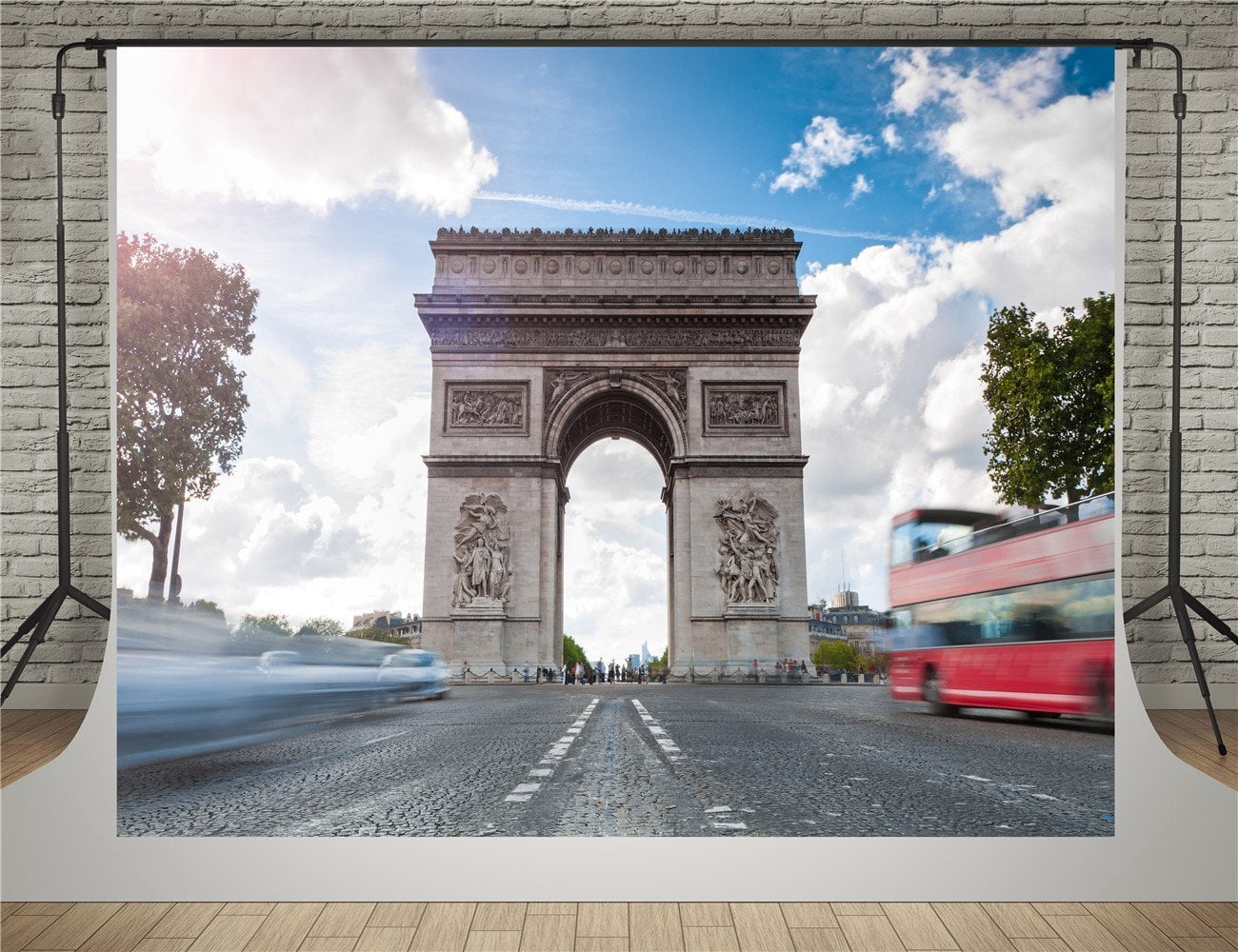 MOHome 5x7ft Triumphal Arch Backgrounds for Photography Blue Sky and ...
