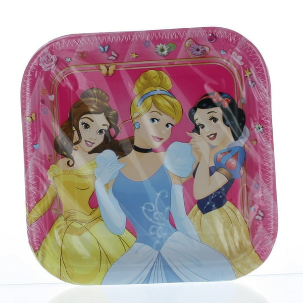 Disney Princess 6 7/8" Plates Paper Goods Birthday Supplies 8 Count ...