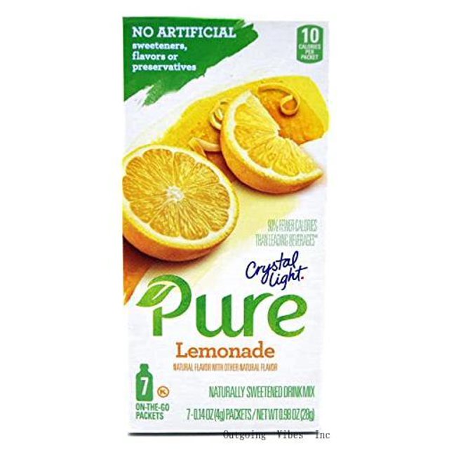 Pure Lemonade On The Go Drink Mix, 7-Packet Box (12 Box Pack) - Walmart.com