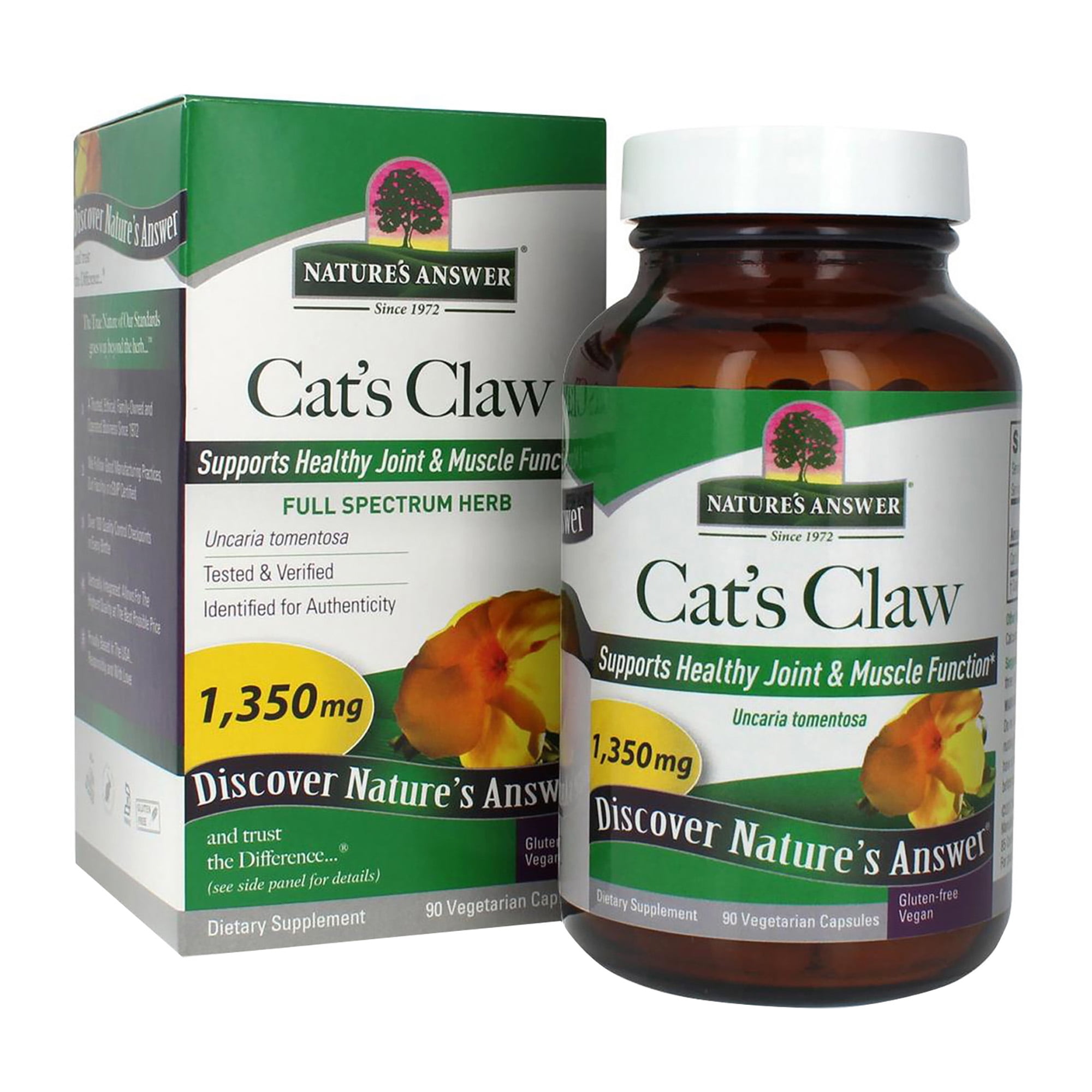 Nature's Answer Cat's Claw, Cápsula Vegetariana, 90 Unidades | Walmart ...