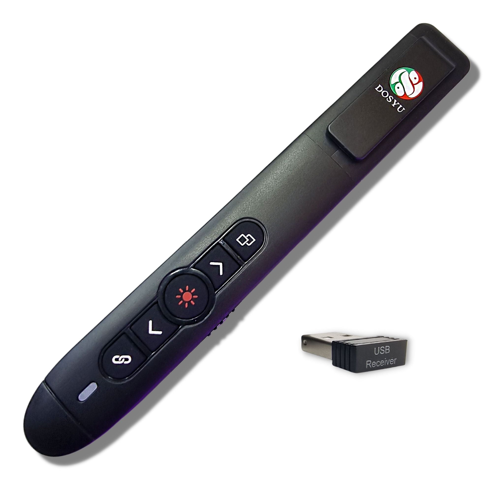 Apuntador Láser DOSYU Inalámbrico USB Negro para presentaciones ...