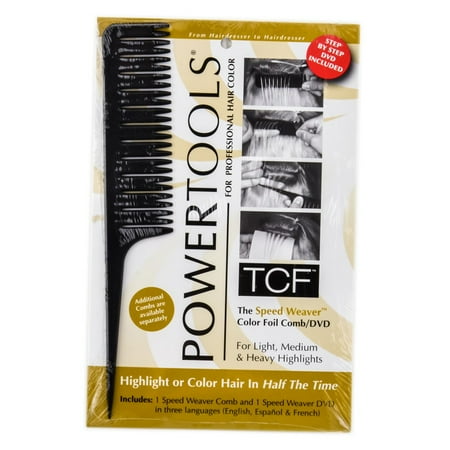 Option : Color Foil Comb / DVD , PowerTools TCF The Speed Weaver, hair ...