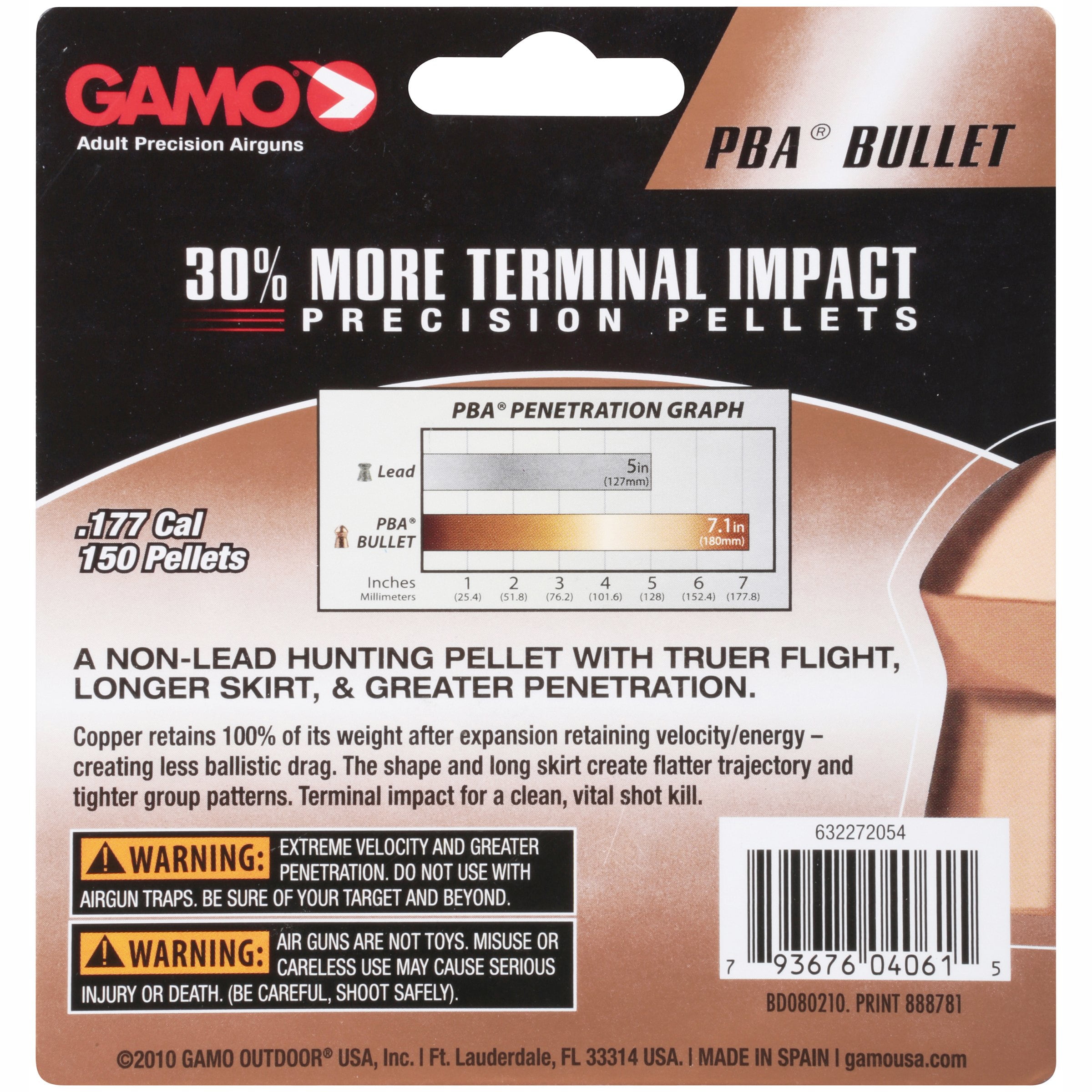 Buy Gamo PBA Bullet Pellets .177 Quantity 150 Online at Lowest Price in ...
