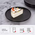 6 Inches Small Appetizer Plates Matte Porcelain, Elegant Mini Size ...