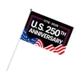 20Pcs America 250th Anniversary Hand Held Stick Flags, Patriotic ...