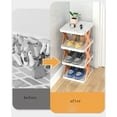 Multi Tier Shoe Rack, Foldable 2 Tier Shoe Storage Organizer ...