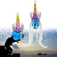 Squid Fishing Light LED Lure Unbreakable Lamp Night Fishing LED Squid ...