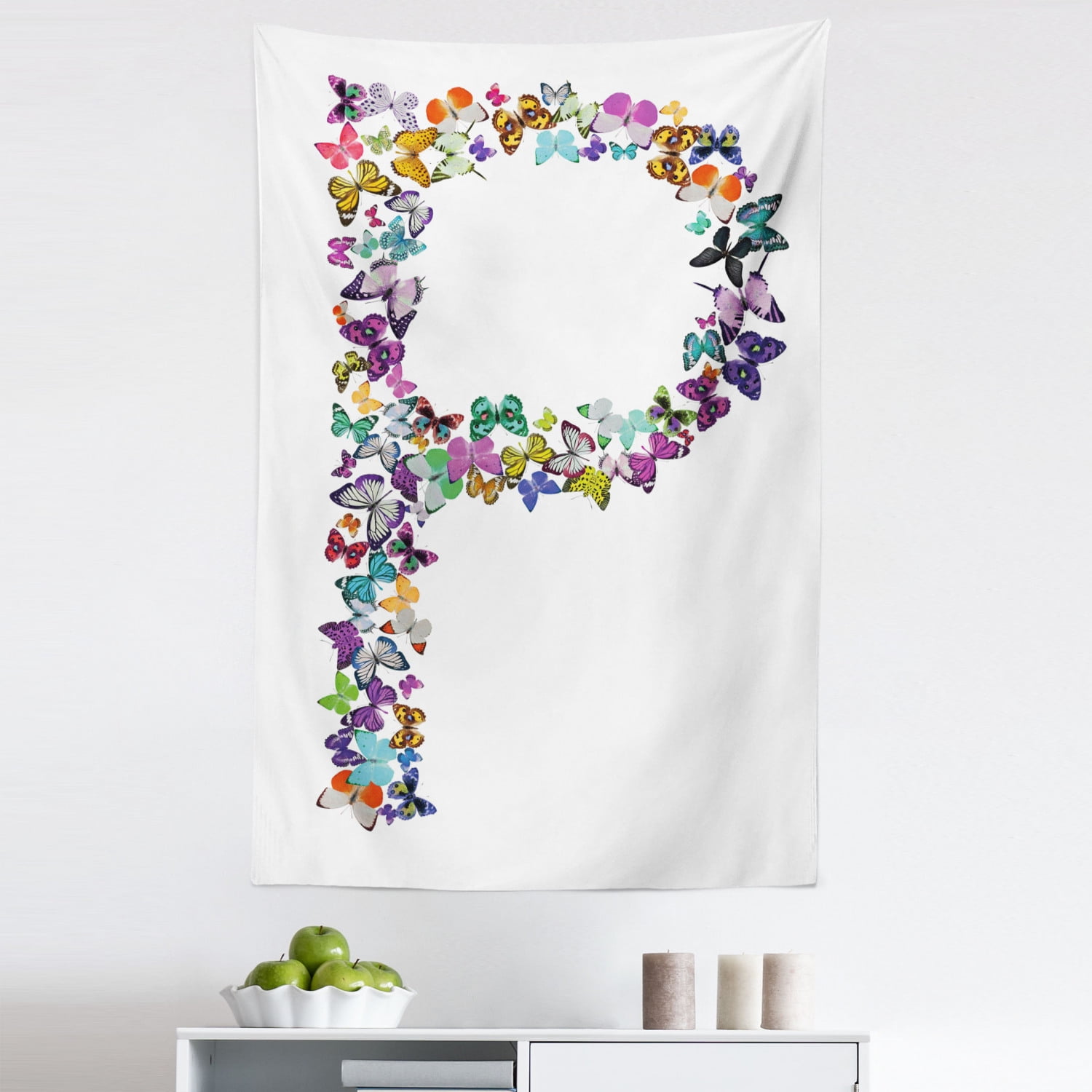 Letter P Tapestry, Interpretation of Animal World in the Shape ...