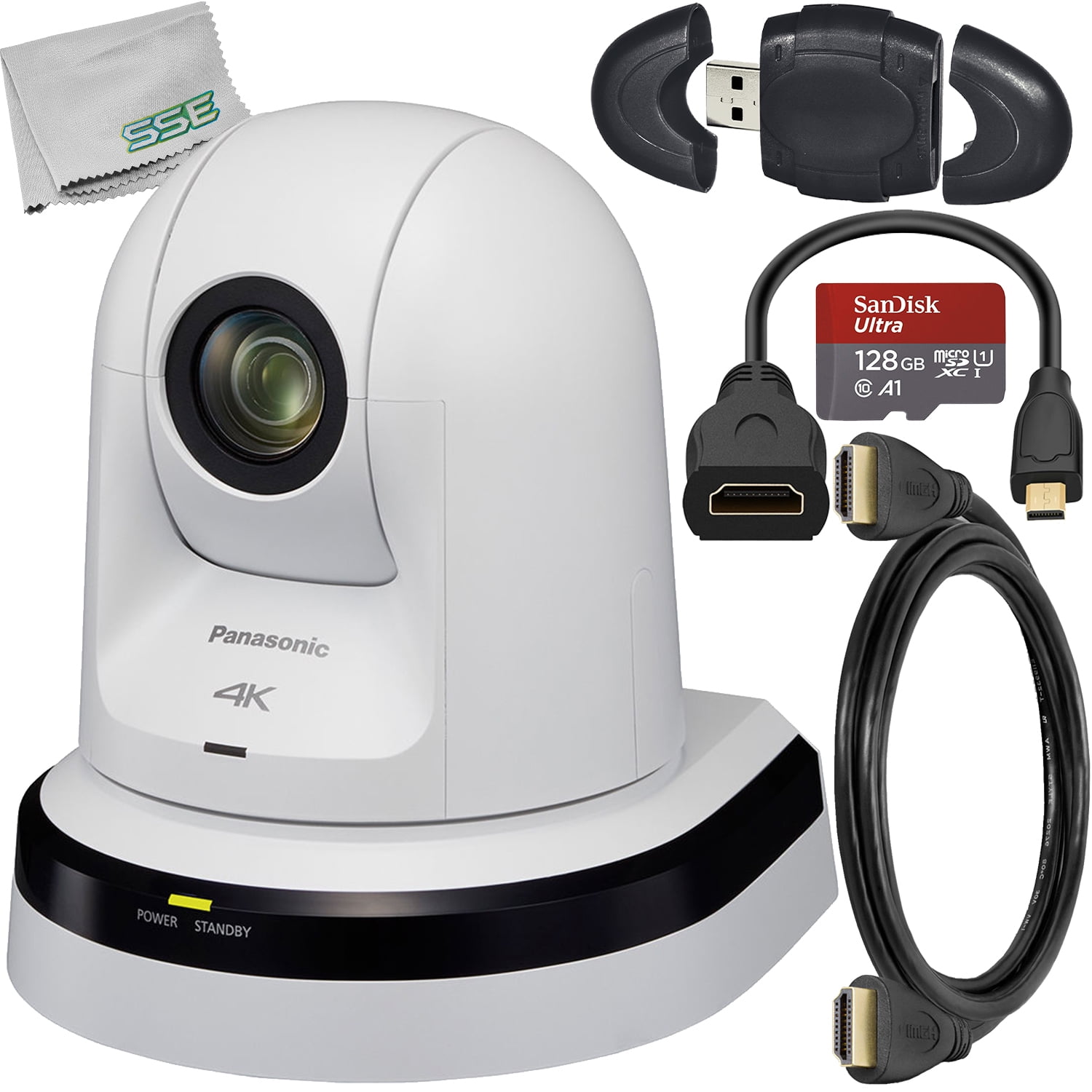 Panasonic AW-UE70 4K Integrated Day/Night PTZ Indoor Camera (White ...