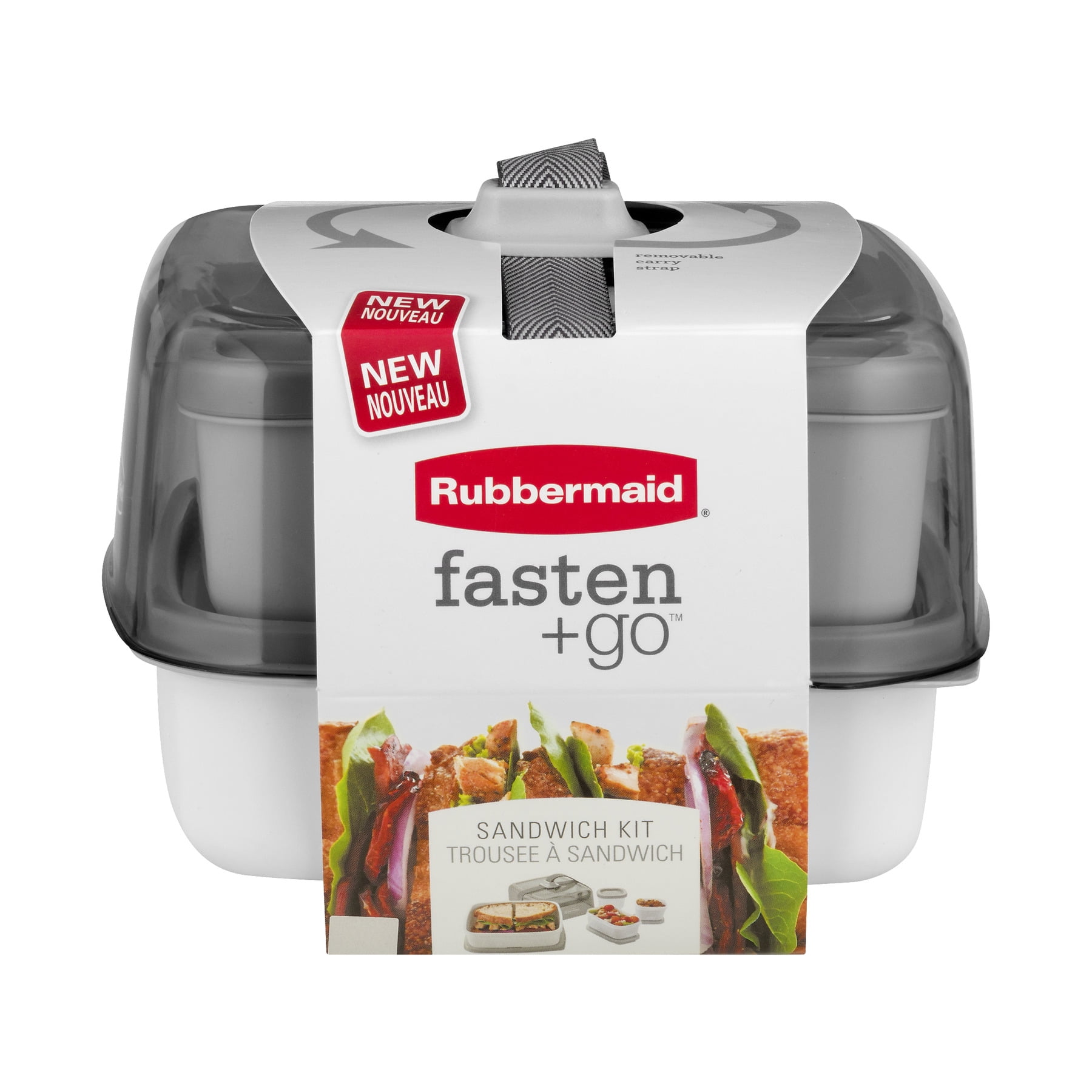 Rubbermaid Fasten + Go Sandwich Kit, 1.0 CT - Walmart.com - Walmart.com