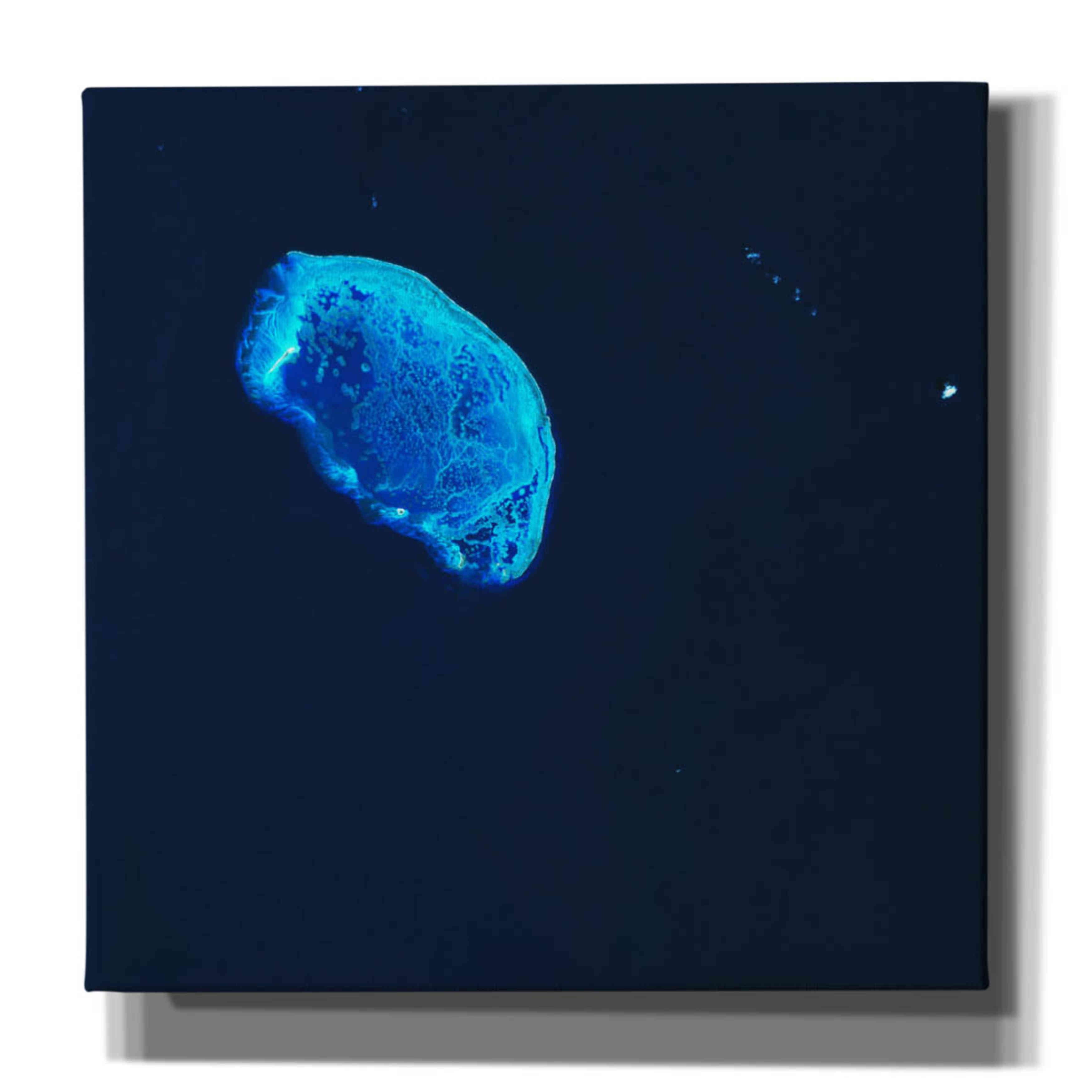 Epic Graffiti 'Earth as Art: Scorpion Reef,' Canvas Wall Art, 12"x12 ...