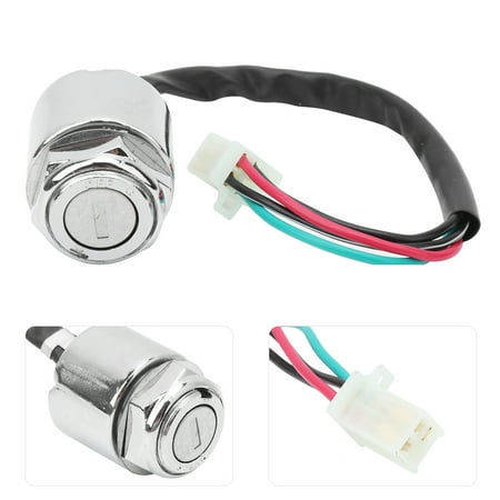 Peahefy Universal Ignition Key Starter Switch With 2 Keys For ...