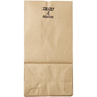 Duro Paper Bags, Brown, 6 lb, 500 Ct - Walmart.com