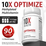 10X Health System, Methylated Multivitamin for Men and Women, Vitamins ...